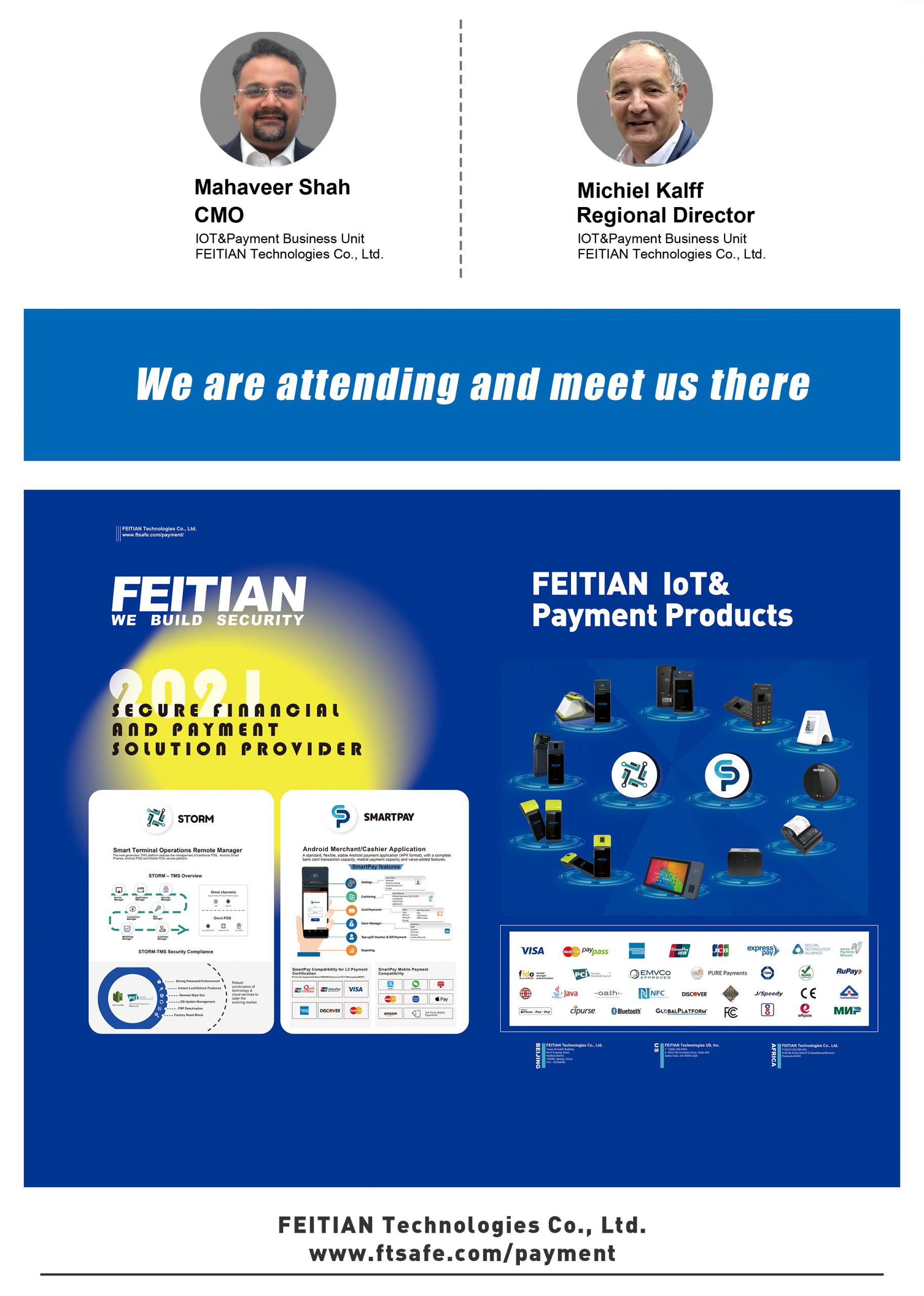 NRF 2022 RETAIL’S BIG SHOW—FEITIAN helps retailers beyond the “New Normal.” - PAYMENT&loT